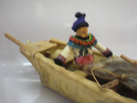 Klosterkælderen - Original Umiak - Inuit Greenland Woman's boat with ...